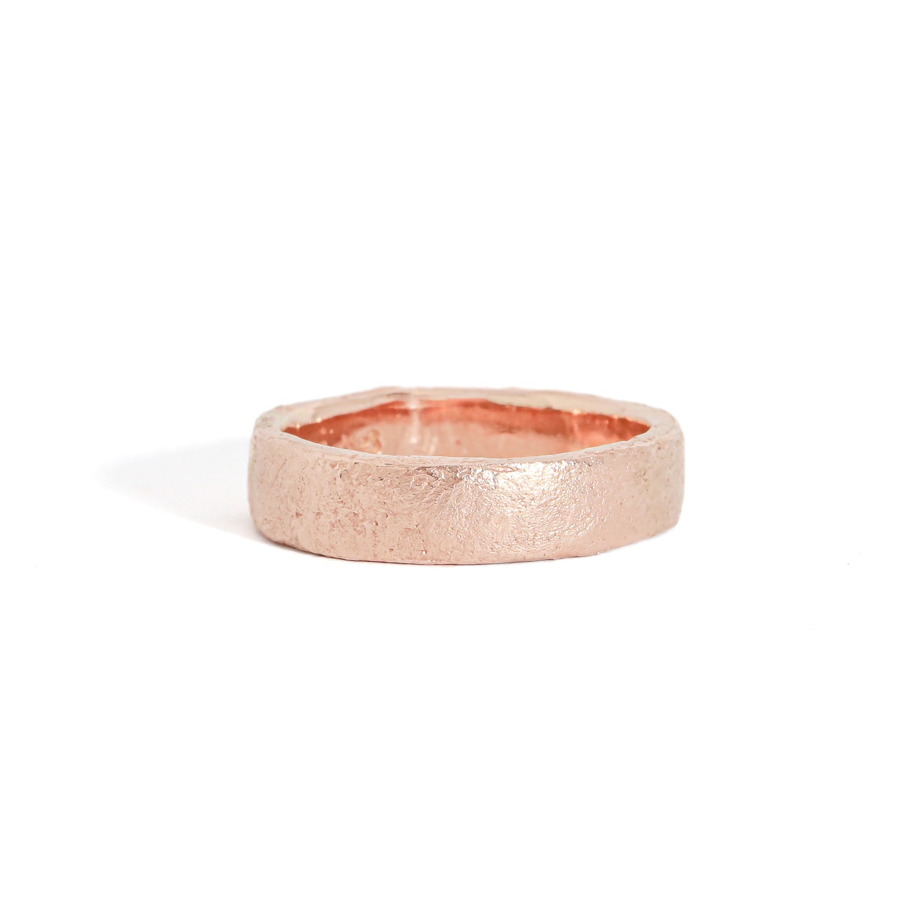 Organic Wedding Band | Black Finch Jewellery, Melbourne