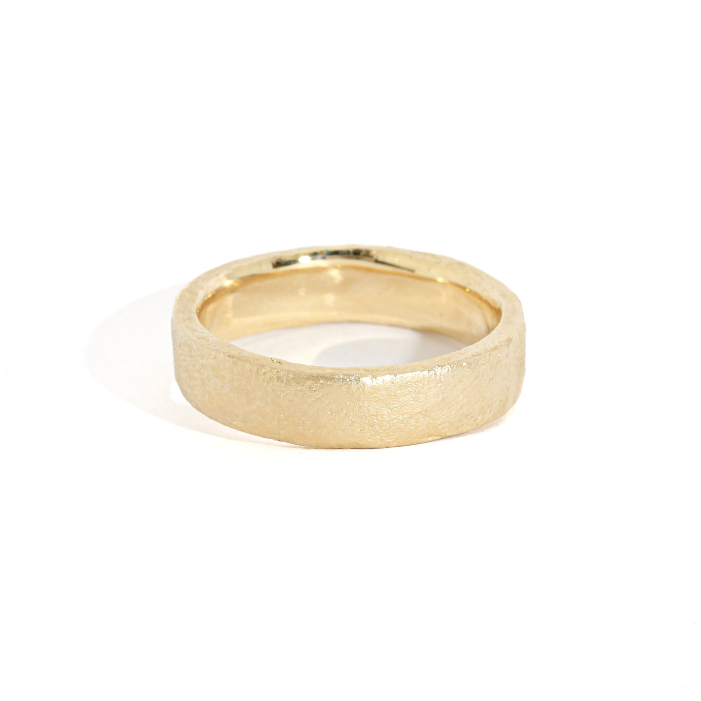 Organic Wedding Band | Black Finch Jewellery, Melbourne