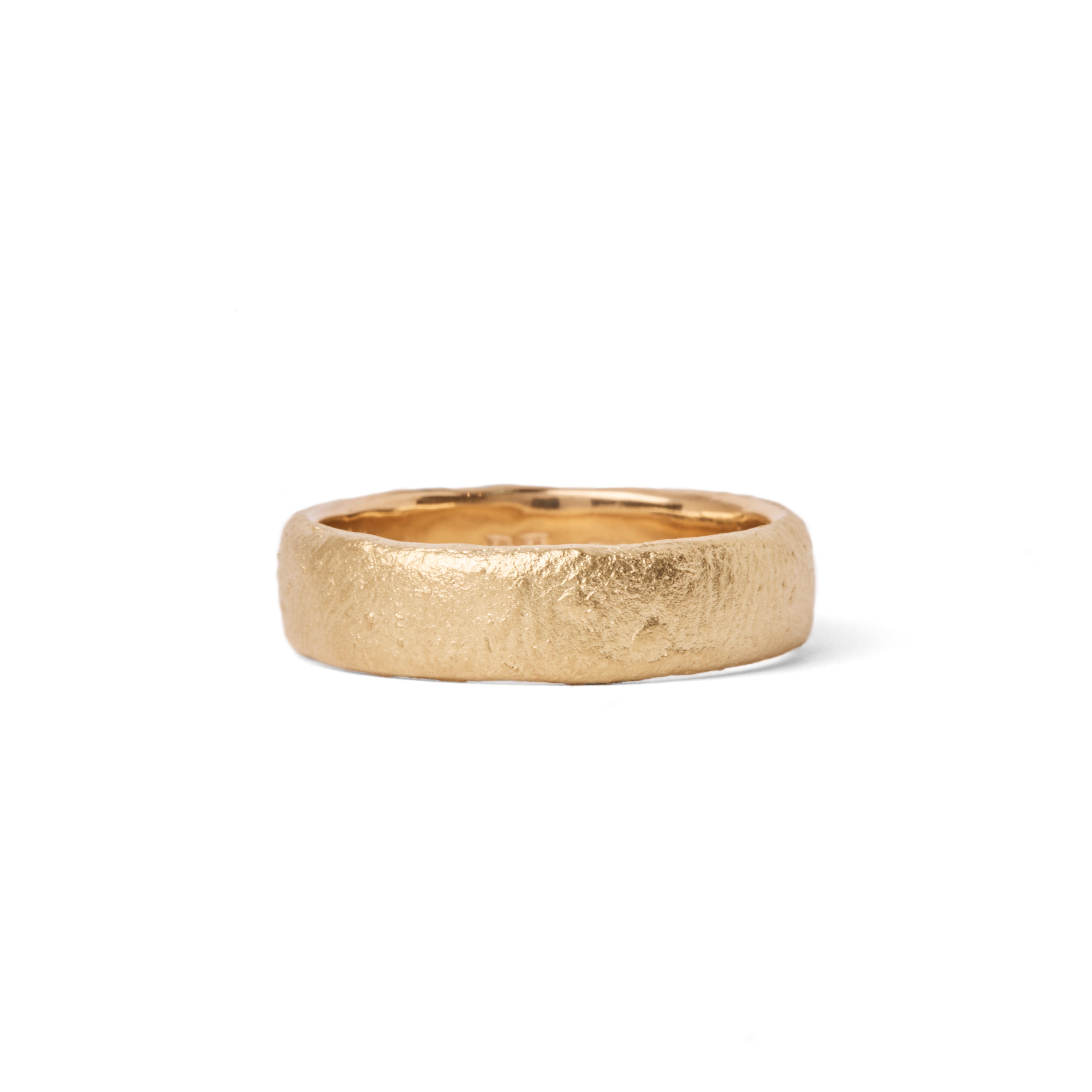 Organic Wedding Band | Black Finch Jewellery, Melbourne